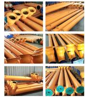 China Stainless Steel Flexible Screw Auger Conveyor 50tons/h 5kW Sand Cement for sale