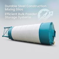China 100 Ton Cement Storage Tank Silo for Concrete Plant Dry Mortar Storage 5-100T for sale
