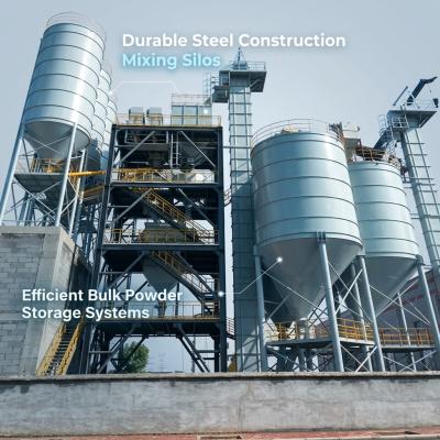 China 1800KG Automatic Bulk Cement Storage Tanks 50T-120T Horizontal Cement Silo for sale