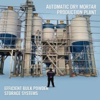 China Cement Silo Tank 30T to 500T Dry Powder Mortar Silo for Construction Storage for sale