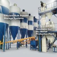 China 1800KG Automatic Bulk Cement Storage Tanks 50T-120T Horizontal Cement Silo for sale