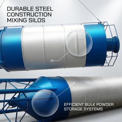 China Vertical Cement Silo Dry Powder Mortar Silo Carbon Steel 10-100 Ton for sale