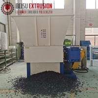 China Waste Recycling Plastic Single Shaft Shredder Machine For Pipes/Sheet/Profile/Lumps/barrels for sale