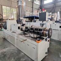 China Plastic Recycling Transparent Soft Hard Granulating Machine Line For PVC Compounding for sale