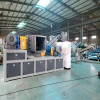 China Waste Plastic Metal Wire Double Shaft Shredding Machine With Recycling Crusher Separator for sale