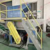 China Heavy Duty Load Single Shaft Shredder and Crusher Machine for Plastic PVC PE PP ABS Lumps Die Head Wastes for sale