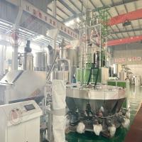 China Automatic Plastic PVC compounding powder mixing additives weighing dosing plant for sale