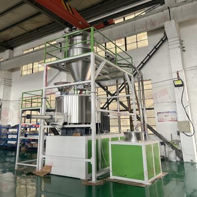 China SHR-800/1000/1500 High speed plastic mixing batching weighing machine for pelletizing line for sale