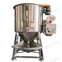 China 304 Stainless Steel Vertical Drying Mixer with 3KW Motor Power for Dual Function Drying and Mixing Plastic Granules for sale