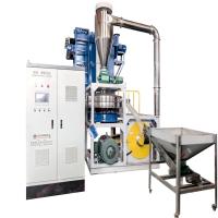 China Plastic Waste Pvc Wpc Flooring Foam Board Sheet Door Profile Crushing Pulverizing Machine for sale