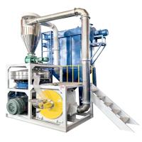 China Plastic Waste Pvc Wpc Flooring Foam Board Sheet Door Profile Crushing Pulverizing Machine for sale