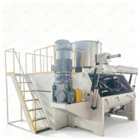 China 1000Kg / h Plastic High Speed PVC Turbo Mixer Compounding Machine for Coating Drying Granulating for sale