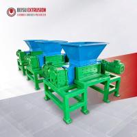 China DBS-300 Mini Twin Shaft Shredder with 300 x 200 mm Shredding Chamber, 3 kW Drive Power, and 80–100 kg/hr Throughput for sale