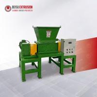 China DBS-300 Mini Twin Shaft Shredder with 300 x 200 mm Shredding Chamber, 3 kW Drive Power, and 80–100 kg/hr Throughput for sale