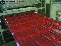 China Simple Operation Plastic Sheet Extrusion Machine , PVC Sheet Making Machine Big Intensity for sale