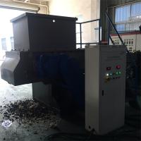 China PLC Control Single Shaft Machine , Industrial Plastic Shredder For Waste Pipe for sale