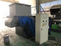 China Single Shaft Plastic Shredder Machine Internationally renowned brand PLC Monitoring For Waste Rubber Tire for sale