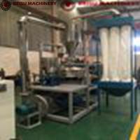 China PET Plastic Pulverizer Machine Strong Wear Resistance With Disc Blades Grinding for sale