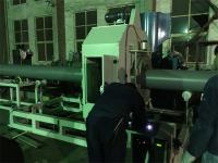 China 315 - 630mm PVC Drainge Pipe Extrusion Line With SJ92 Twin Screw Extruder for sale