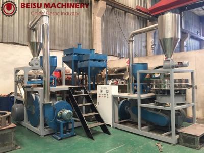 China Sinlge Speed PET Granules Plastic Pulverizer Milling Machine With Inverter for sale