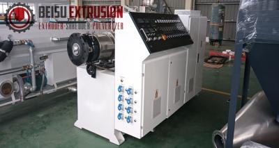China 120rpm  PP-R  Plastic  Pipe 25mm Single Screw Extruder Stable Running for sale