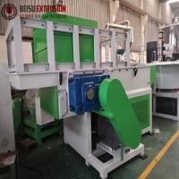 China 630mm PVC HDPE Pipe Plastic Shredder Machine With Magnetic Separator Conveyor Belt for sale