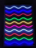 China Flex 2835 SMD LED Neon Rope Light 15×16mm 12V Cold White 6000K for sale