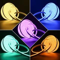 China Flex 2835 SMD LED Neon Rope Light 15×16mm 12V Cold White 6000K for sale