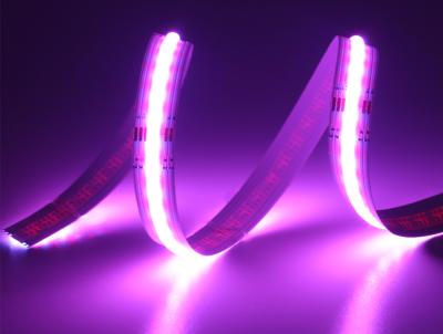 China Flexible RGBW COB LED Strips 12MM DC24V 560 Leds / M For Decoration for sale