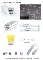 China Flexible LED Silicone Tube 12×12mm For Neon LED Lights OEM ODM for sale