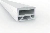 China Rubber LED Silicone Tube , LED Outdoor Profile 40×25mm For Lighting for sale