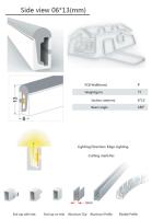 China 6×13mm LED Silicone Tube Bendable For Indoor Outdoor Decoration for sale