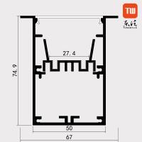 China Anodized High Quality Profile Light LED Aluminum , Silver Aluminium Channel Profiles for sale