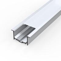 China 6063 Alloy Aluminium Profile For LED Strip Lighting , Anodized LED Light Profile for sale