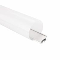 China 180 Degree Aluminum Suspended LED Profile Anodized Painting Round Shape for sale