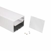 China 70×75mm Suspended LED Profile Channel Anodized Aluminium Alloy 6063 Material for sale