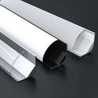 China Surface Mounted LED Corner Channel , LED Strip Diffuser Corner 30×30mm For Kitchen for sale