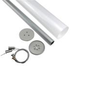 China Round Aluminum Suspended LED Profile 40mm 50mm 60mm Diameter for sale