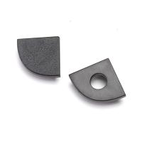 China Black Corner LED Strip Channel , LED Strip Corner Profile OEM ODM for sale