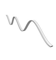 China Flexible Bendable Aluminium LED Profile , Extrusion Surface Mount LED Channel for sale
