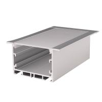 China 50x35mm LED Drywall Channel , Silver Aluminium Profile For LED Lighting Strip for sale