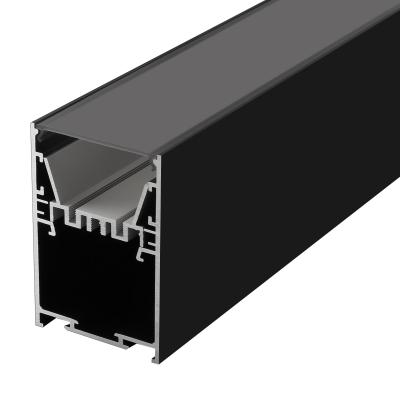 China Aluminum Alloy 6063 Suspended LED Profile For Office School Residential Lighting for sale
