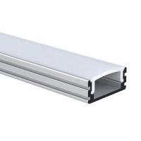 China White Surface Mounted LED Profile , U Shape LED Aluminum Channel 17.4mm X 8.5mm for sale