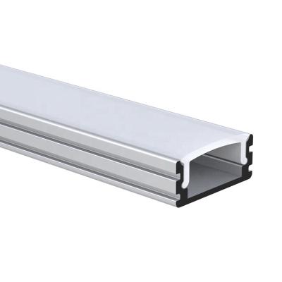 China White Surface Mounted LED Profile , U Shape LED Aluminum Channel 17.4mm X 8.5mm for sale