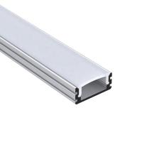 China White Surface Mounted LED Profile , U Shape LED Aluminum Channel 17.4mm X 8.5mm for sale