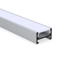 China Silver LED Strip Aluminium Extrusions For LED Lighting Alloy 6063 Material for sale