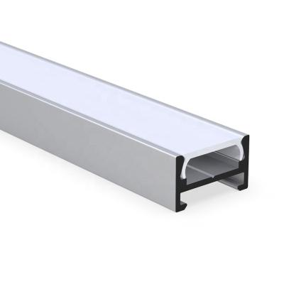 China Silver LED Strip Aluminium Extrusions For LED Lighting Alloy 6063 Material for sale