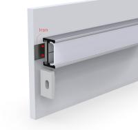 China Silver LED Strip Aluminium Extrusions For LED Lighting Alloy 6063 Material for sale