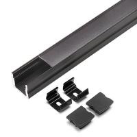 China Extrusion Surface Mounted LED Profile Plastic Aluminum 6063 T5 Material for sale