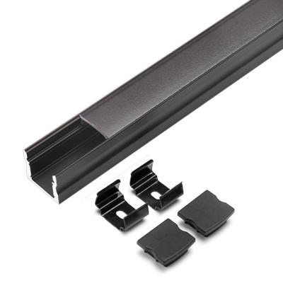 China Extrusion Surface Mounted LED Profile Plastic Aluminum 6063 T5 Material for sale